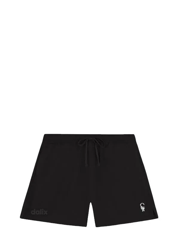 DALIX Midweight Active Shorts - Black