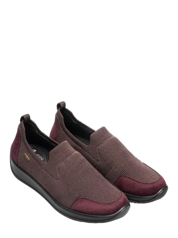 ARA Lilith 2 Waterproof Gore-tex® Slip-on Sneakers - Brunello/amarone