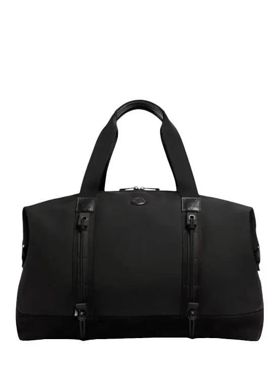 Moncler Leather-trimmed Duffle Bag - Black