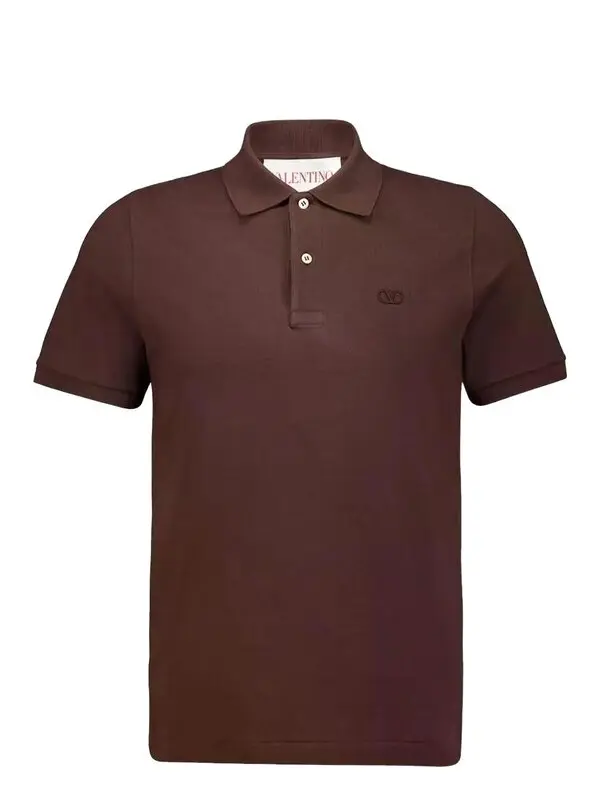 Valentino Garavani Vlogo Polo Shirt - Brown