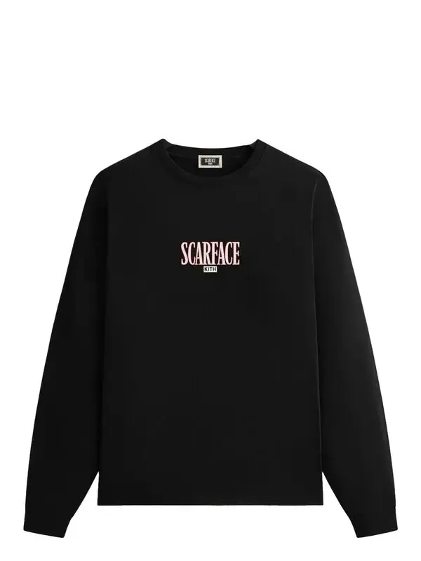 Kith X Scarface Tony Montana Long-sleeves Top - Black