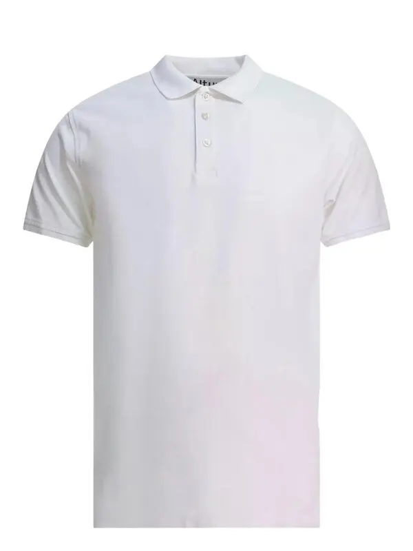 ALTUM Short-sleeve Cotton Polo Shirt - Neutrals