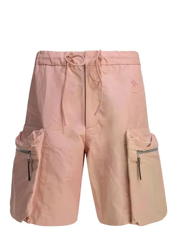 GOLDWIN Embroidered-logo Drawstring Shorts - Pink