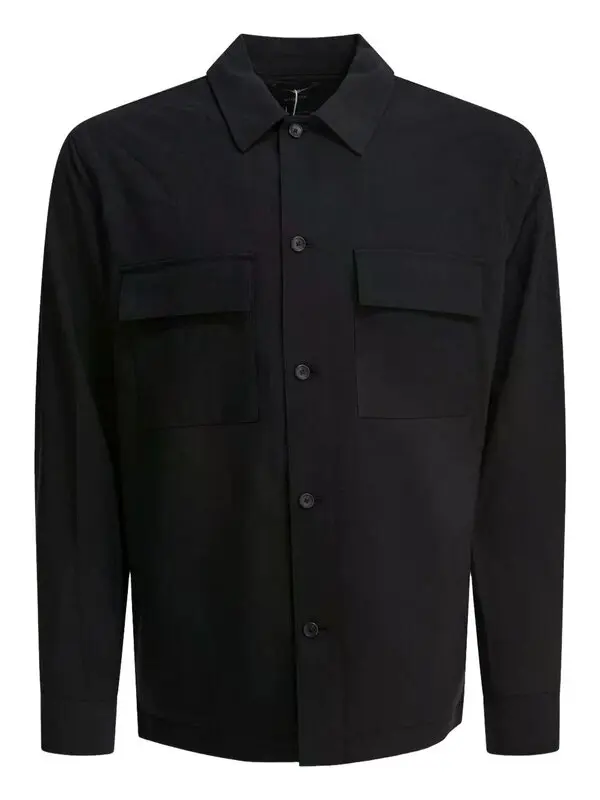 Vince Button-down Pocket Shirt - Black