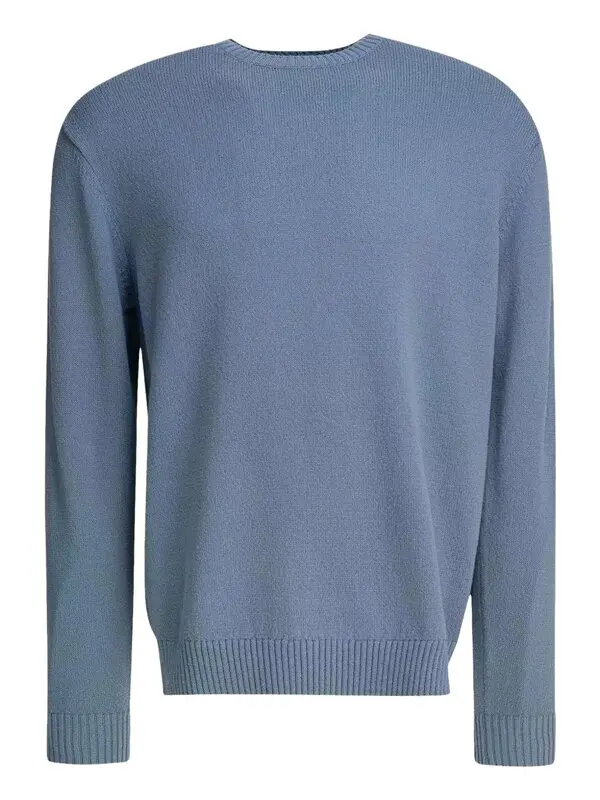 BEAMS Crew Neck Sweater - Blue