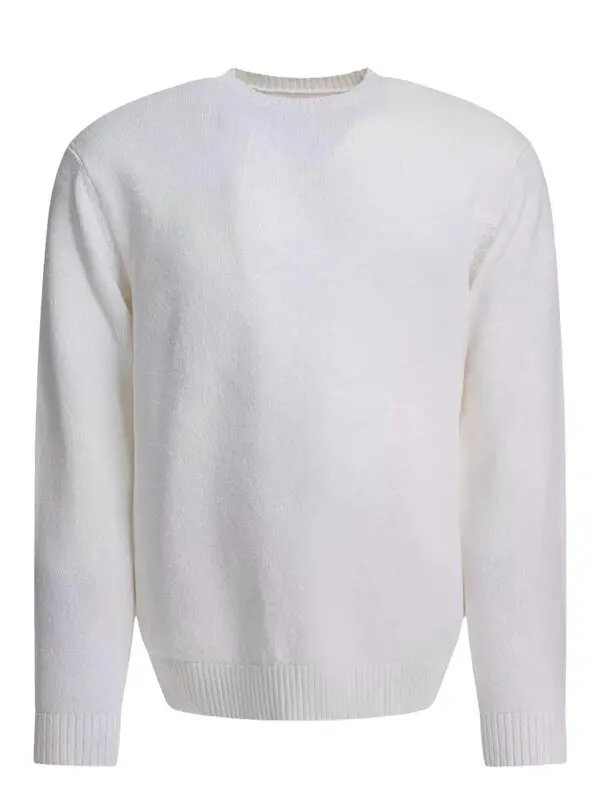 BEAMS Crew-neck Sweater - White