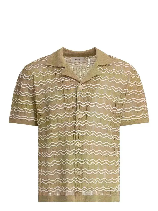 Nn07 Henry Short-sleeve Shirt - Neutrals