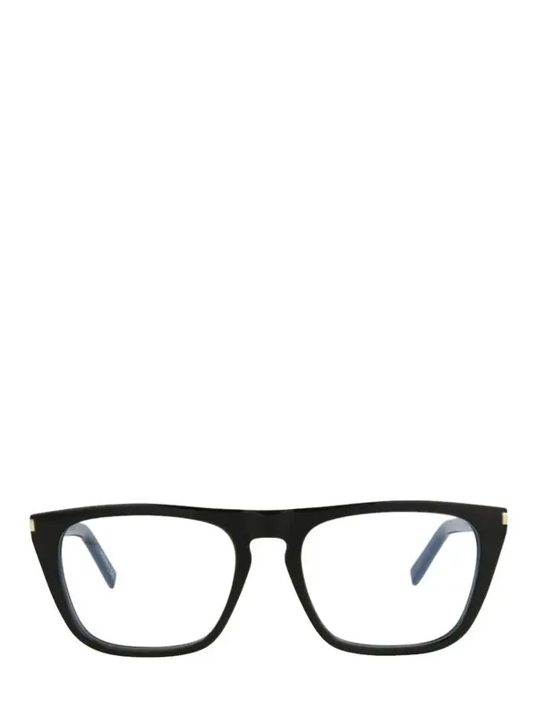 Saint Laurent Square-frame Acetate Optical Frames - Black Black Transparent (sl343/30008559/003)