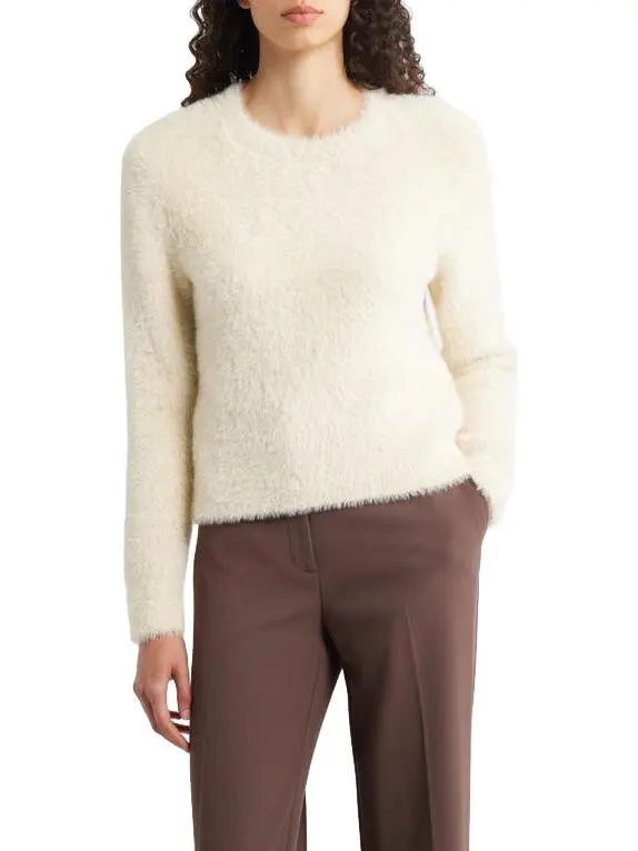 Kobi Halperin Thomas Fuzzy Crewneck Sweater - Ivory
