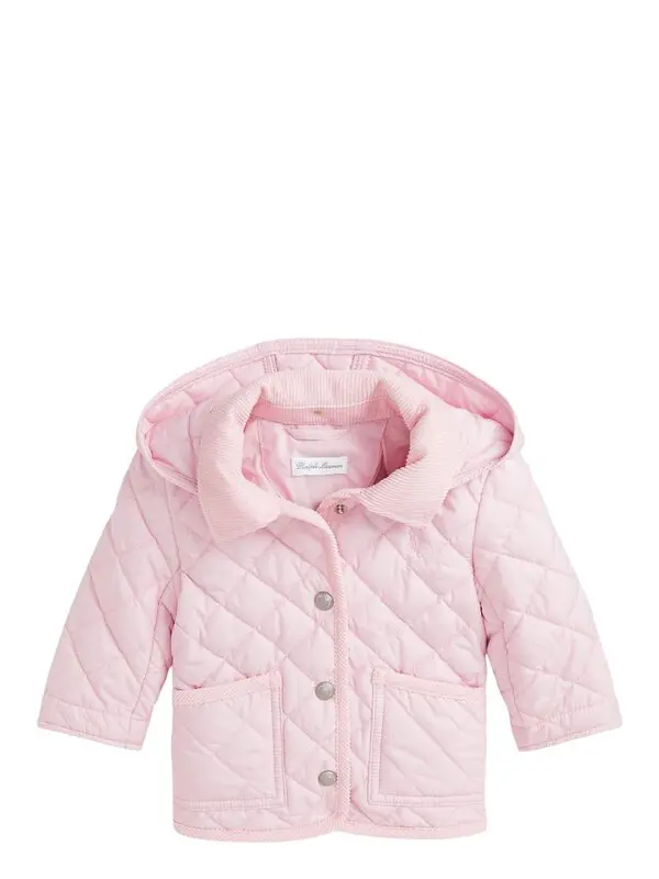 Ralph Lauren Water Repellent Quilted Barn Jacket - Hint Of Pink