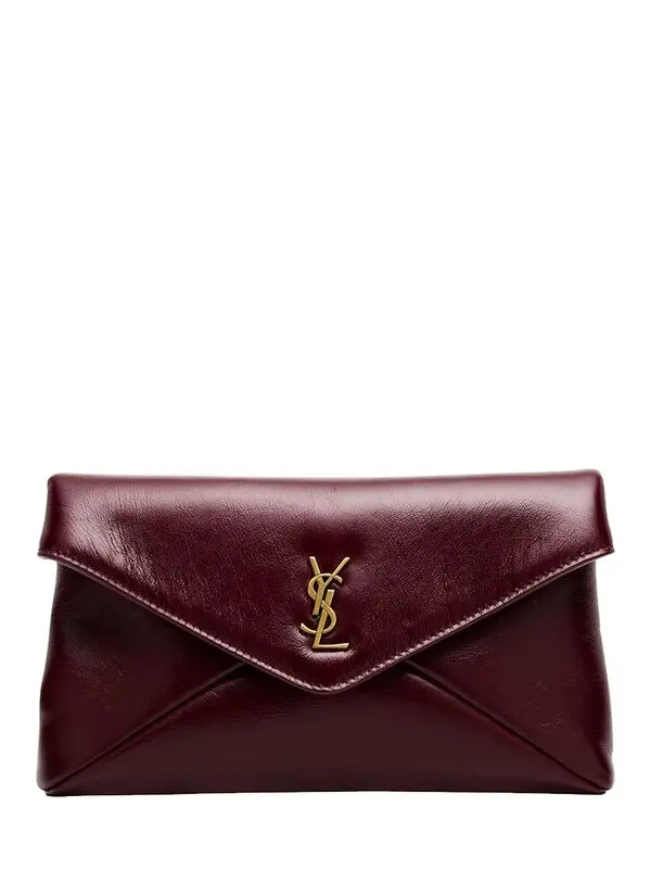 Saint Laurent Small Pouch - Dark Ruby