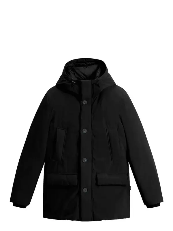 Woolrich Button-fastening Wool Jacket - Black