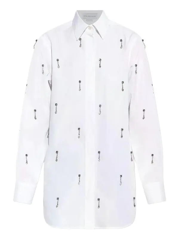 Stella McCartney Crystal-embellished Shirt - White