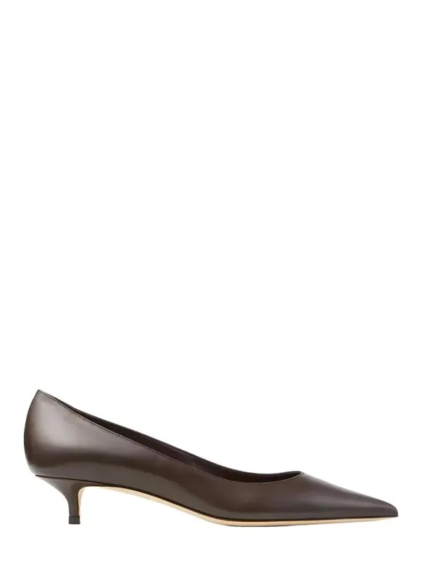 JIMMY CHOO Amelia 35mm Leather Pumps - Brown