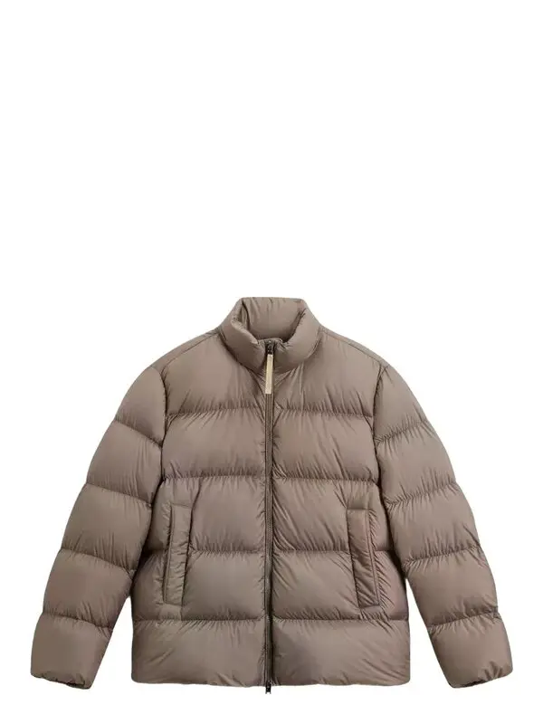 Woolrich Quilted High-neck Jacket - Brown