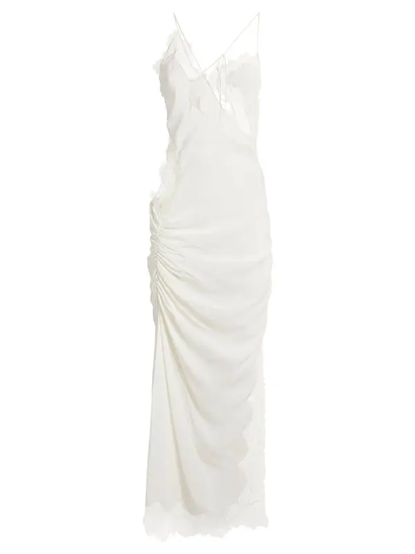 Christopher Esber Lace Cami Maxi Dress - White