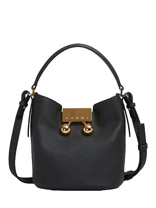 Marni Leather Trunkeroo Bucket Shoulder Bag - 00n99