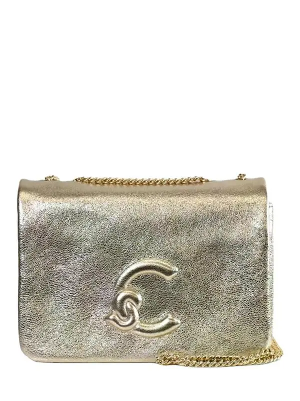 COCCINELLE Metallic Logo-plaque Mini Bag - Gold