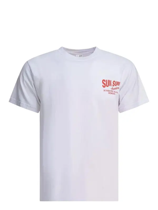 SUN SURF Crew-neck T-shirt - White