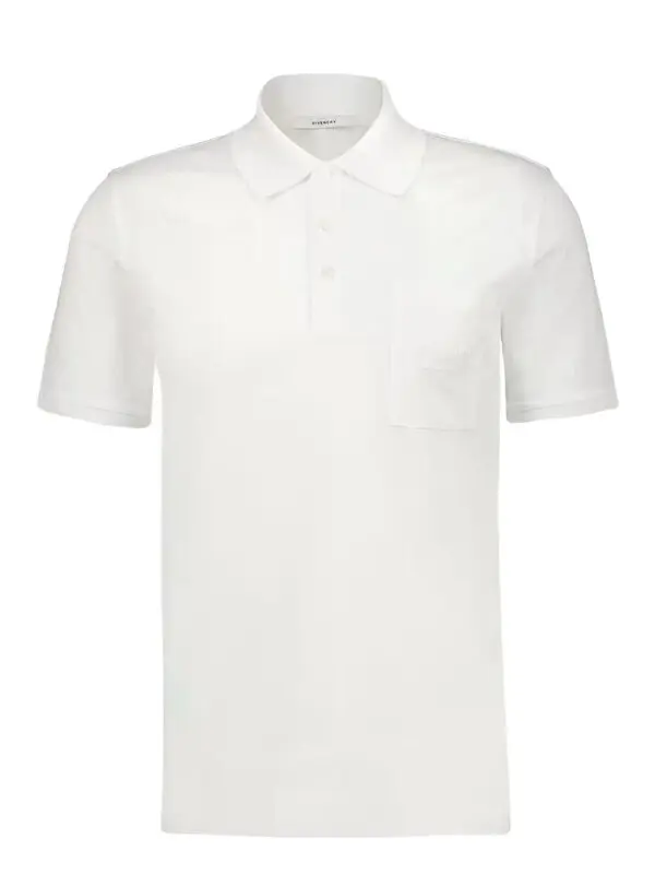 Givenchy Regular-fit Patch-pocket Polo Shirt - White