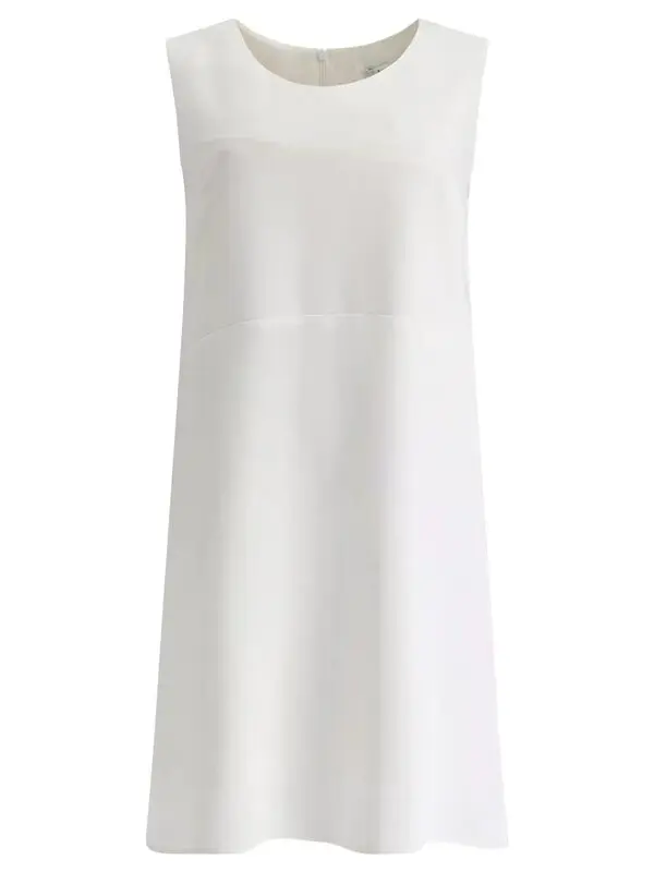 F.IT Sleeveless A-line Shift Dress - White