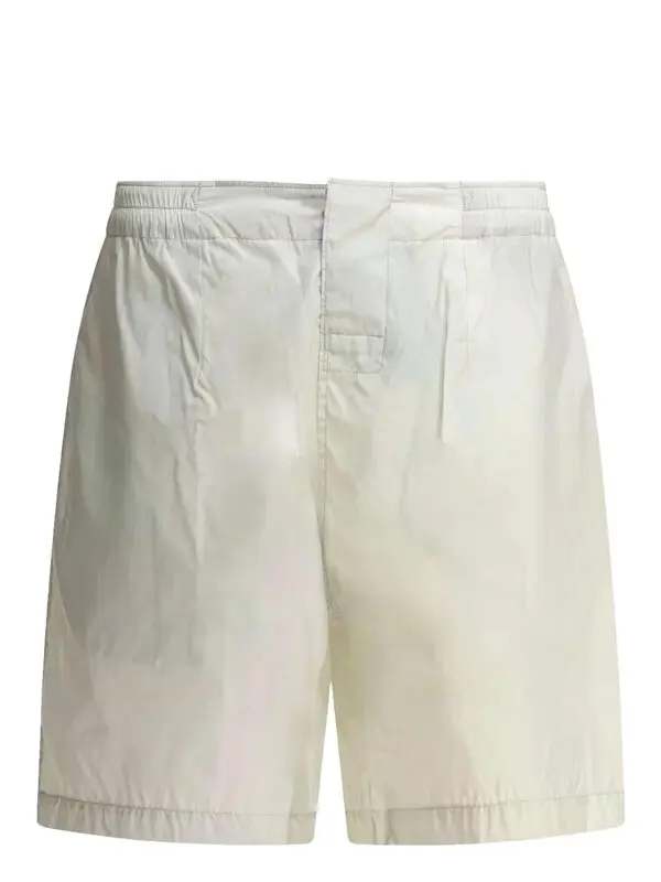 KAPTAIN SUNSHINE Elastic-waist Shorts With Zip Pocket - White