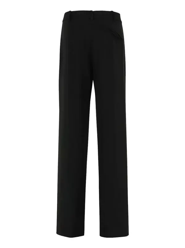 Federica Tosi Pleated-pocket Trousers - Black