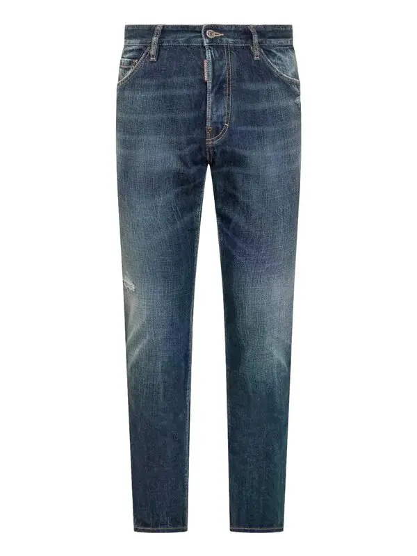 Dsquared2 Cool Guy Faded Distressed Jeans - Blue