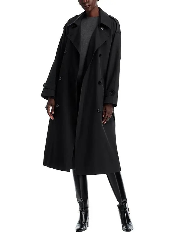Rue Sophie Lea Trench Coat - Black