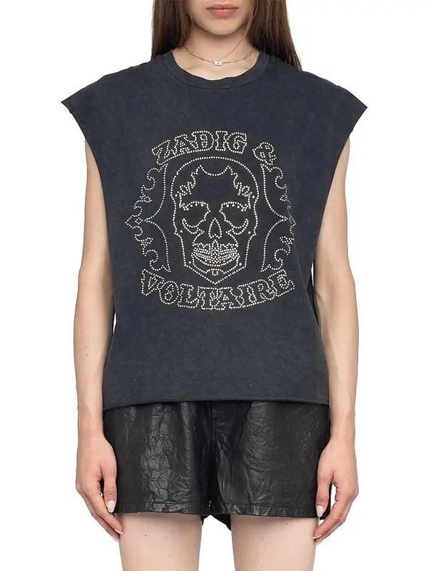Zadig&Voltaire Cloe Skull Tee - Black