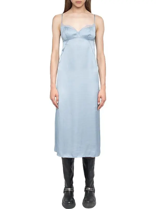 Zadig&Voltaire Rialta Satin Dress - Cloud