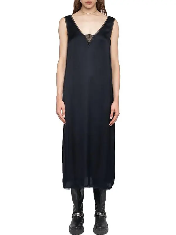 Zadig&Voltaire Renzo Satin Dress - Black