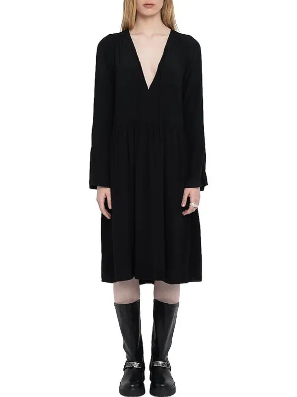 Zadig&Voltaire Rinas Soft Dress - Black