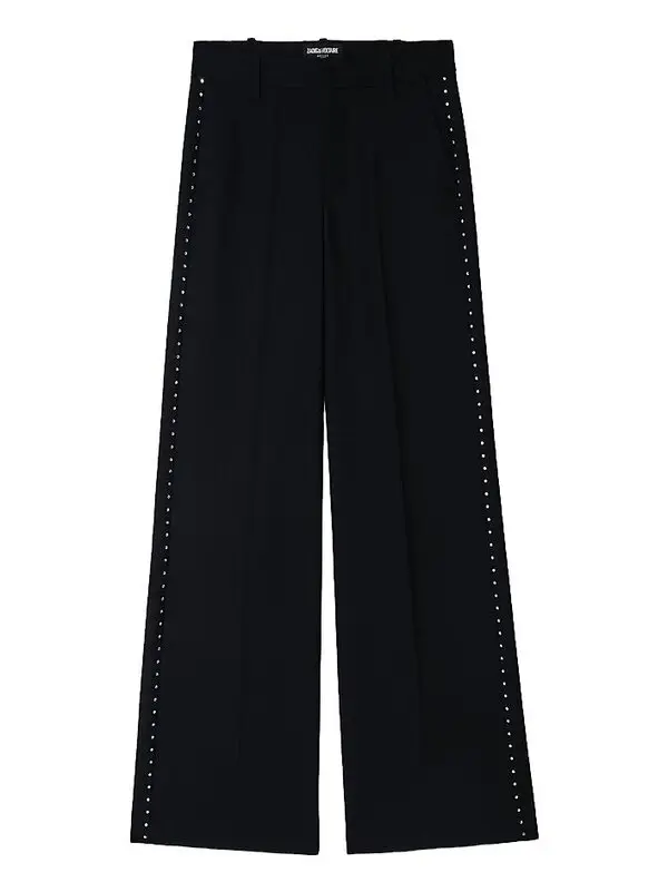 Zadig&Voltaire Panol Wide Leg Trousers - Encre