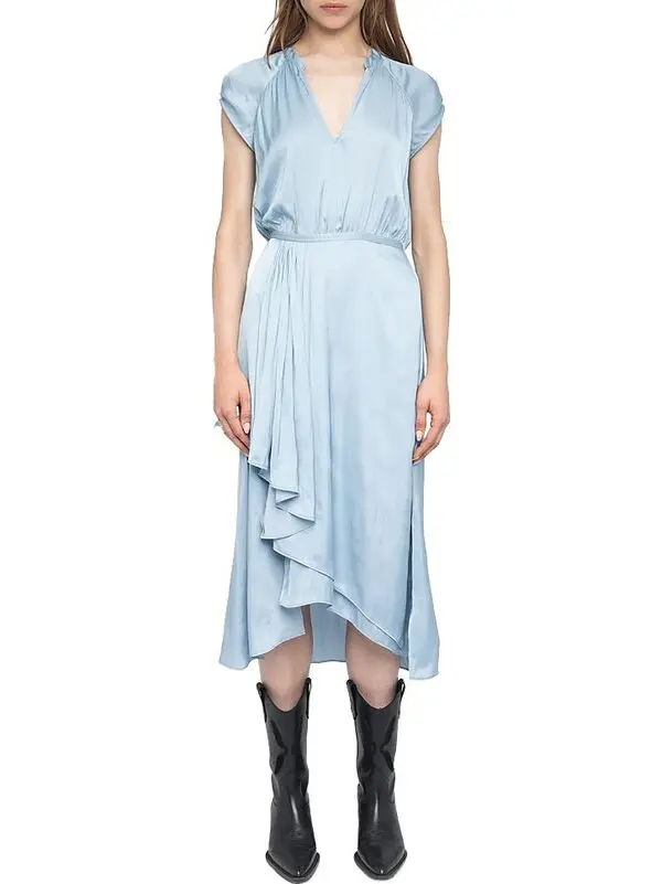 Zadig&Voltaire Randall Satin Dress - Cloud