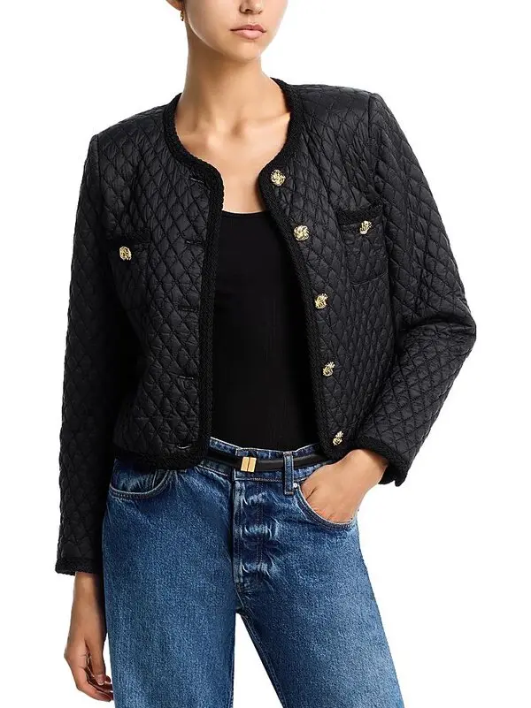 Generation Love Everie Quilted Jacket - Black