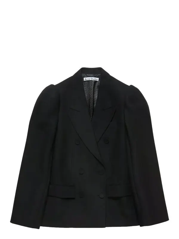 Acne Studios Double-breasted Jacket - Black