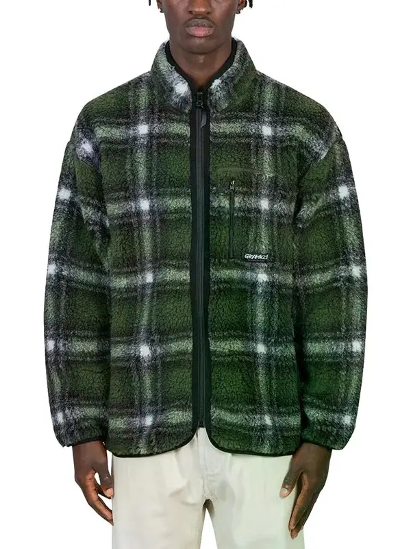 Gramicci Plaid Fleece Jacket - Green