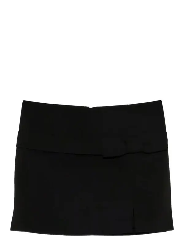 TWINSET Bow-detail Mini Skirt - Black