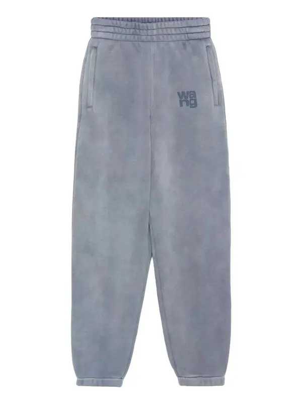 Alexander Wang Logo-embroidered Sweatpants - Blue