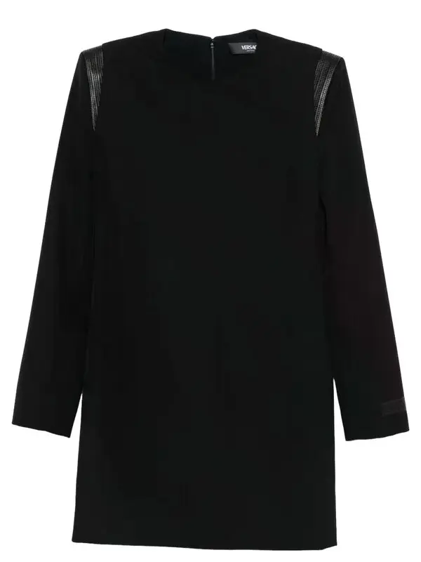 Versace Mini Wool Dress - Black