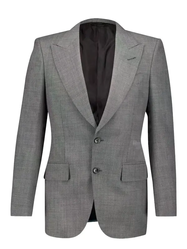 TOM FORD Single-breasted Blazer - Grey