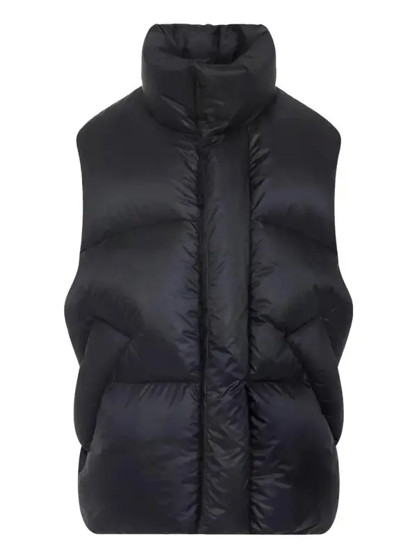 MORDECAI Quilted High-neck Gilet - Black