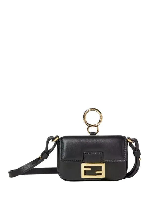 Fendi Baguette Charm Bag - Black