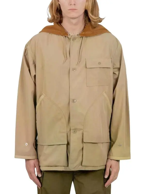 BEAMS Hooded Jacket - Brown