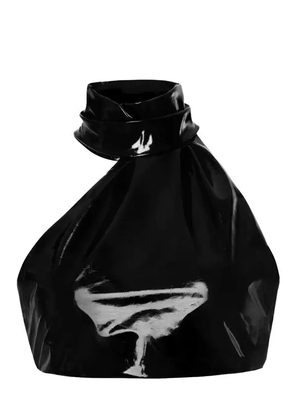 LIKA Asymmetric High-neck Top - Black