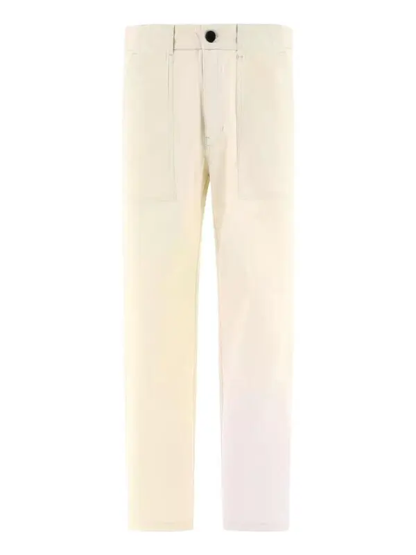ANDBLUE Patch-pocket Trousers With Button Fly - Neutrals