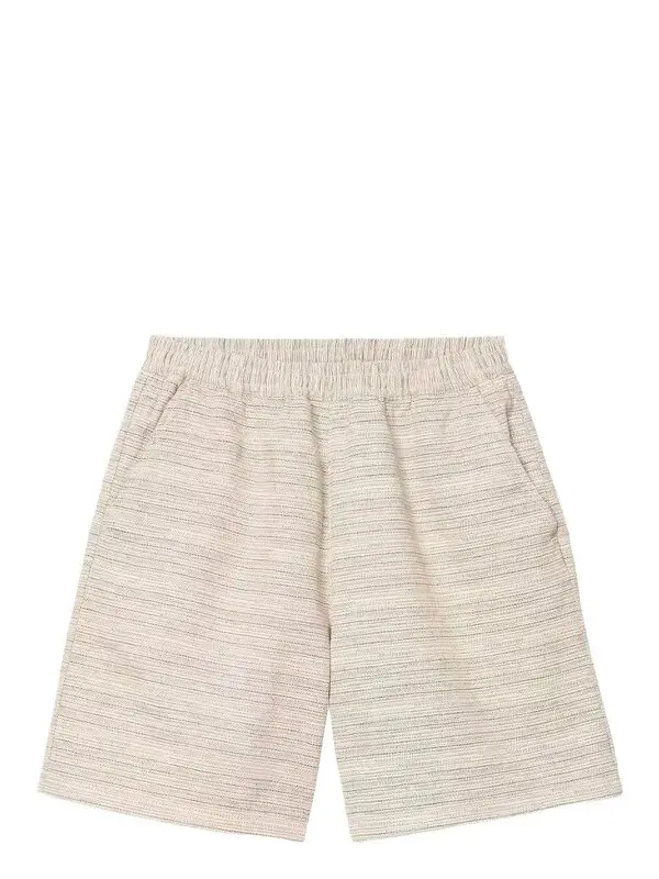 Carhartt Work In Progress Stripe-pattern Elastic-waist Shorts - Neutrals