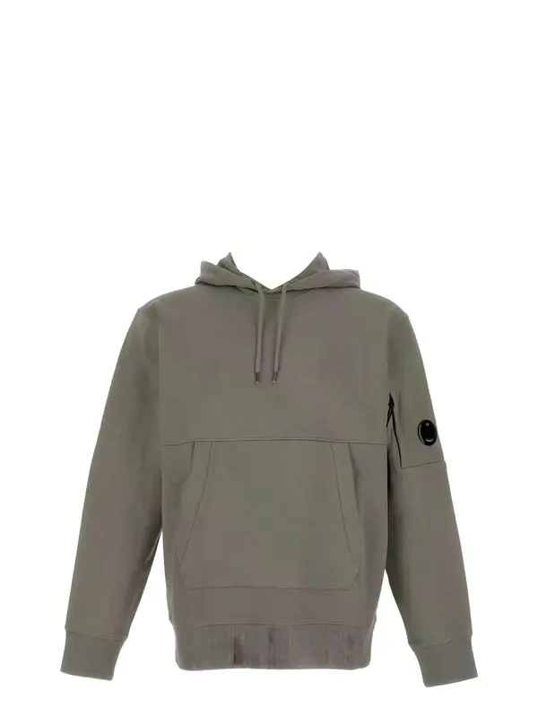 C.P. COMPANY Hoodie With Kangaroo Pocket - Grey