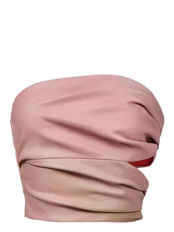 LIKA Draped Cut-out Top - Pink